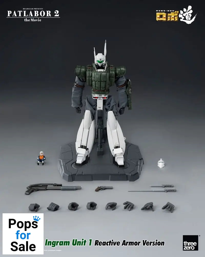 Patlabor 2: The Movie Robo-Dou Action Figure Ingram Unit 1 Reactive Ar – PopsforSale.co.uk