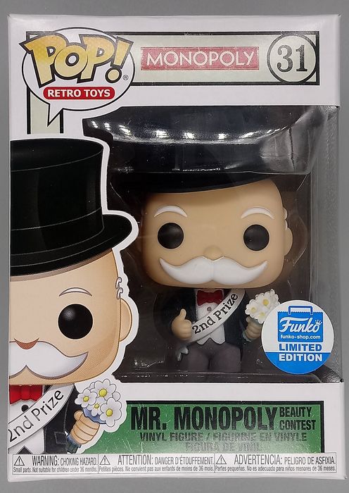 Funko POP Mr. Monopoly (Beauty Contest) – PopsforSale.co.uk