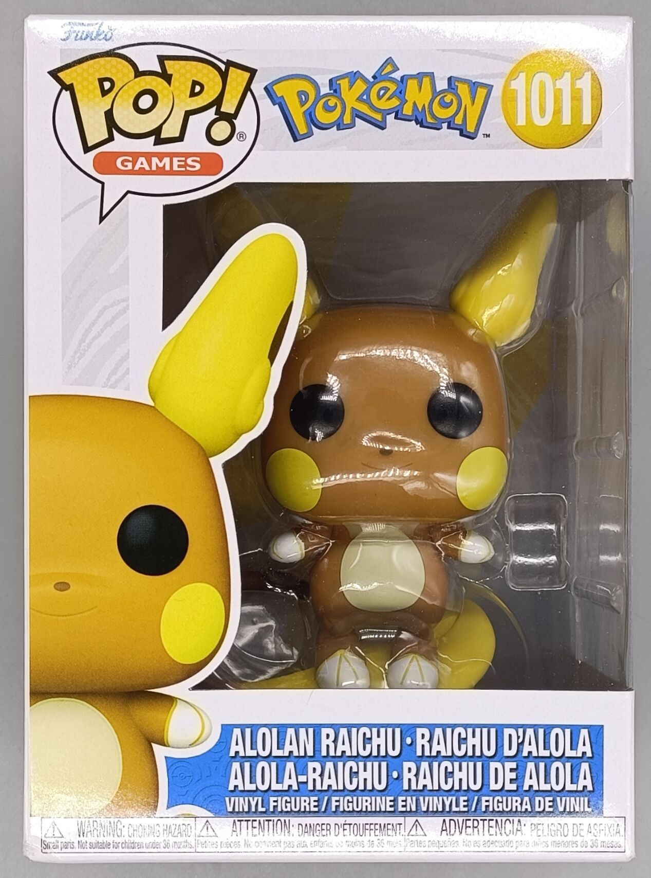 Pokemon Funko POP 1011 Raichu (Alolan) – PopsforSale.co.uk