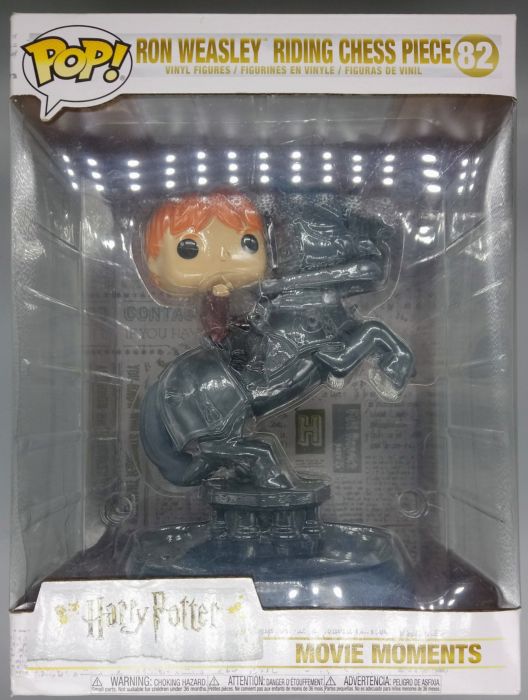 Harry Potter Funko POP 82 Ron Weasley Riding Chess Piece Movie Moment ...