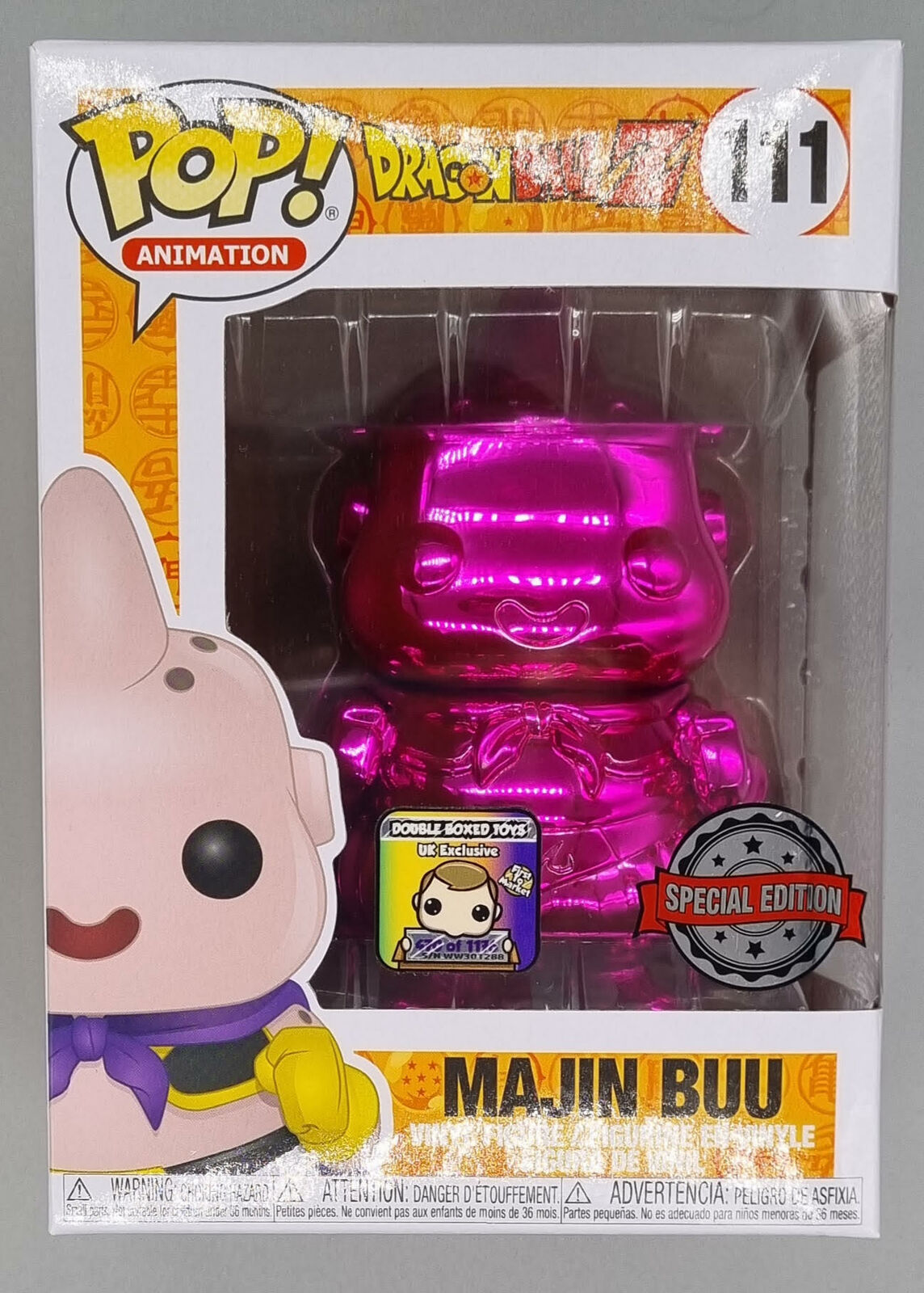 Dragon Ball Z Funko POP 111 Majin Buu (Pink) Chrome – PopsforSale.co.uk