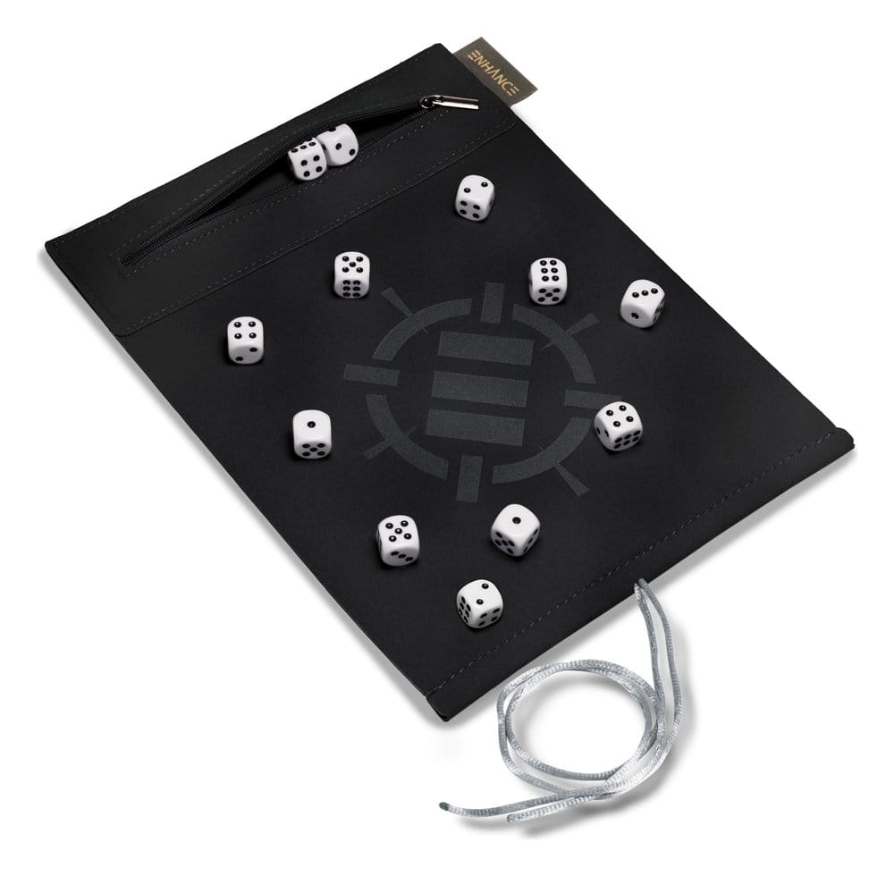 Enhance Tabletop Accessories Roll on a Scroll Dice and Rolling Mat Whi ...