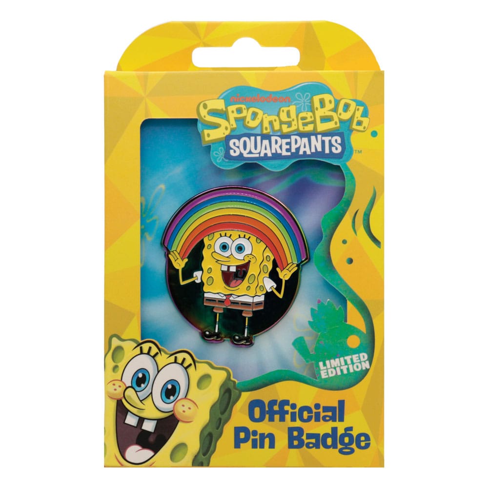 Spongebob Squarepants Pin Badge Rainbow Limited Edition – PopsforSale.co.uk