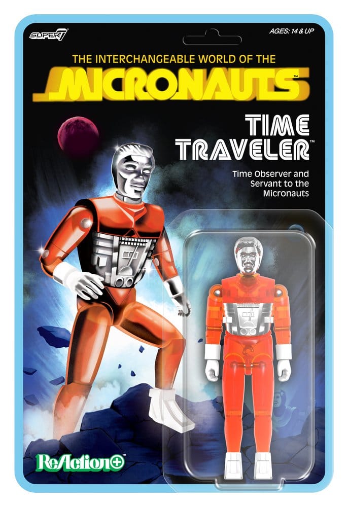Micronauts ReAction+ Action Figure Wave 04 Time Traveler (Translucent ...